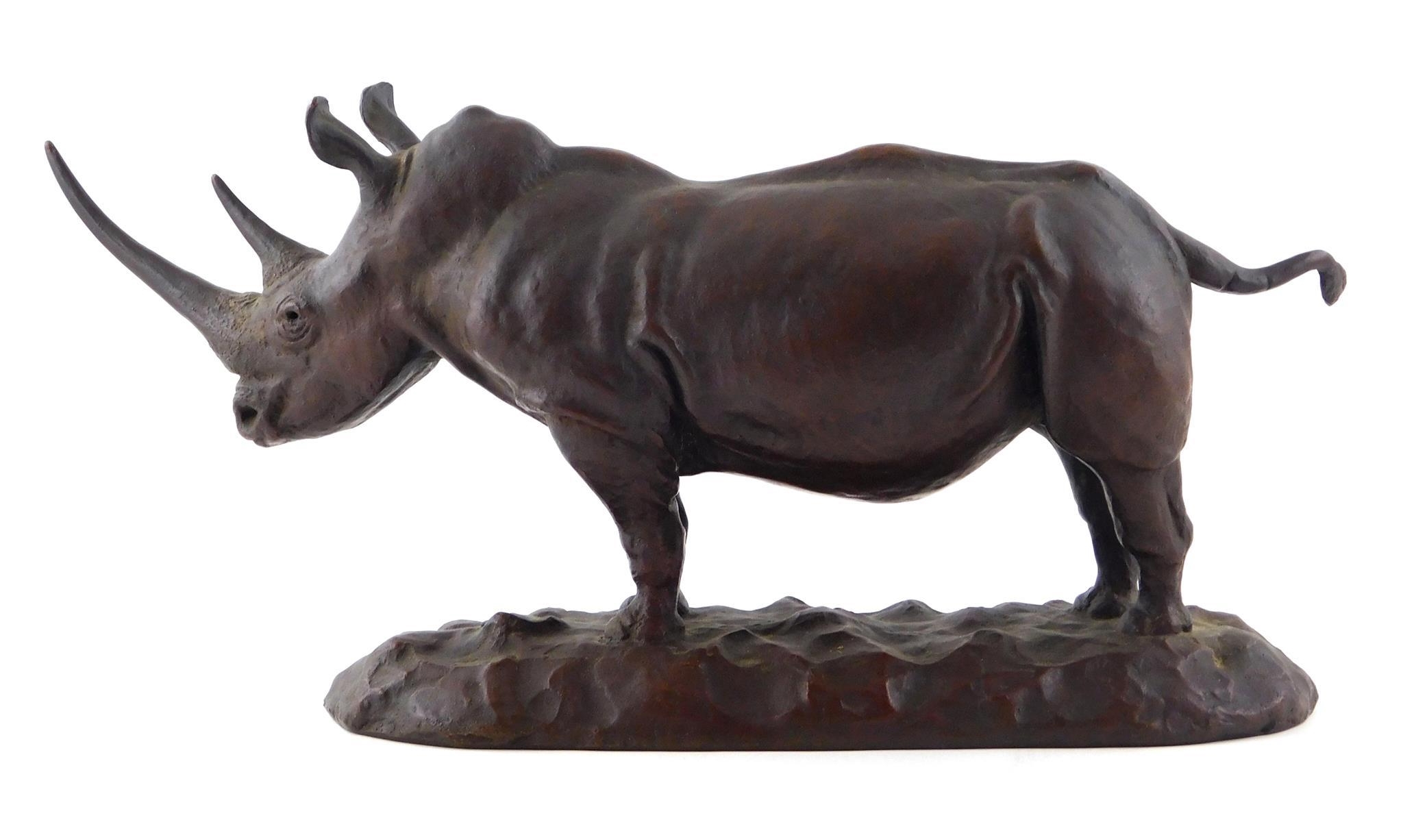 James Lippitt Clark | Rhinoceros (1956) | MutualArt