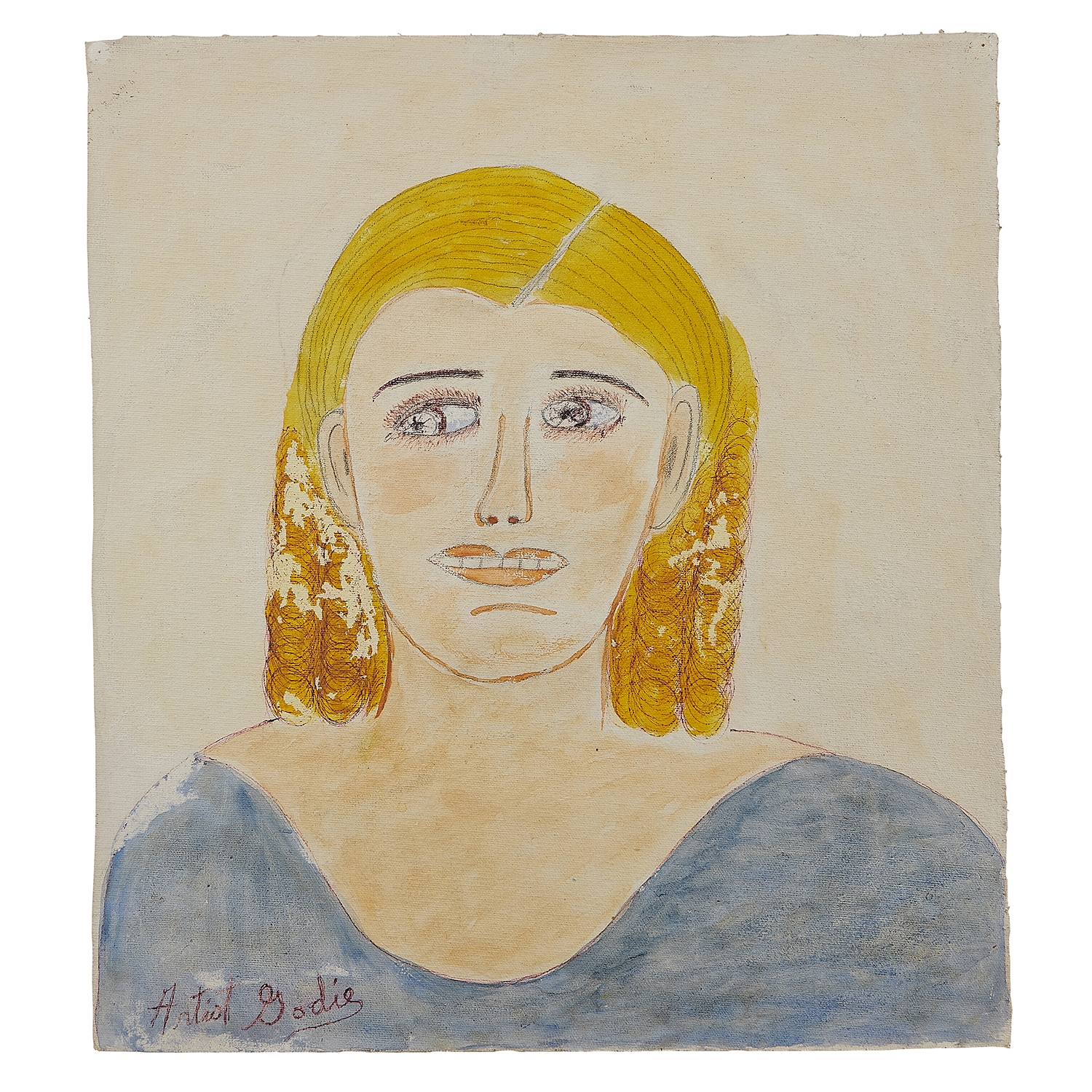 Lee Godie | Portrait of a Woman | MutualArt