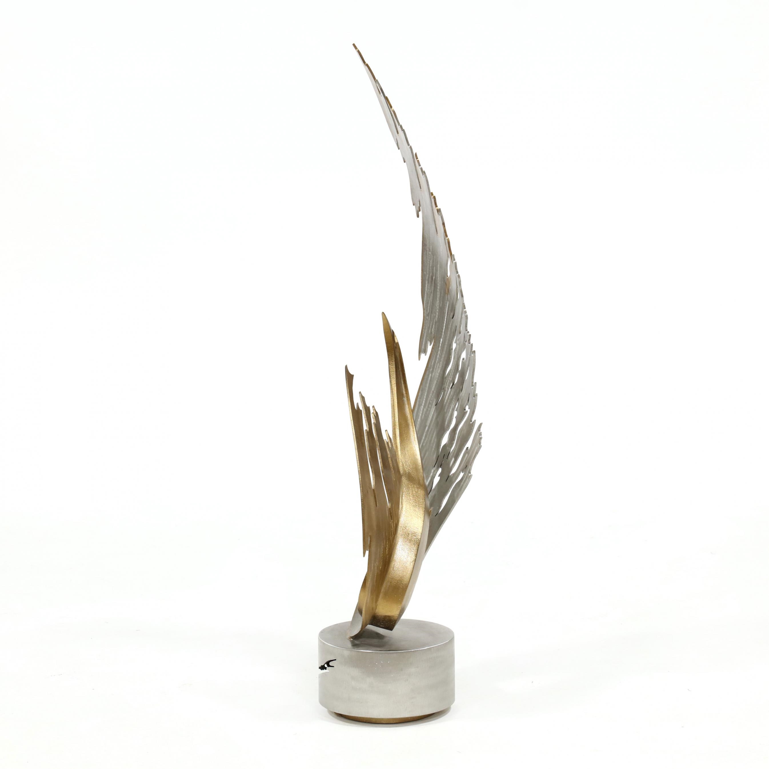 John Richen | Large Modernist Metal Sculpture (1995) | MutualArt