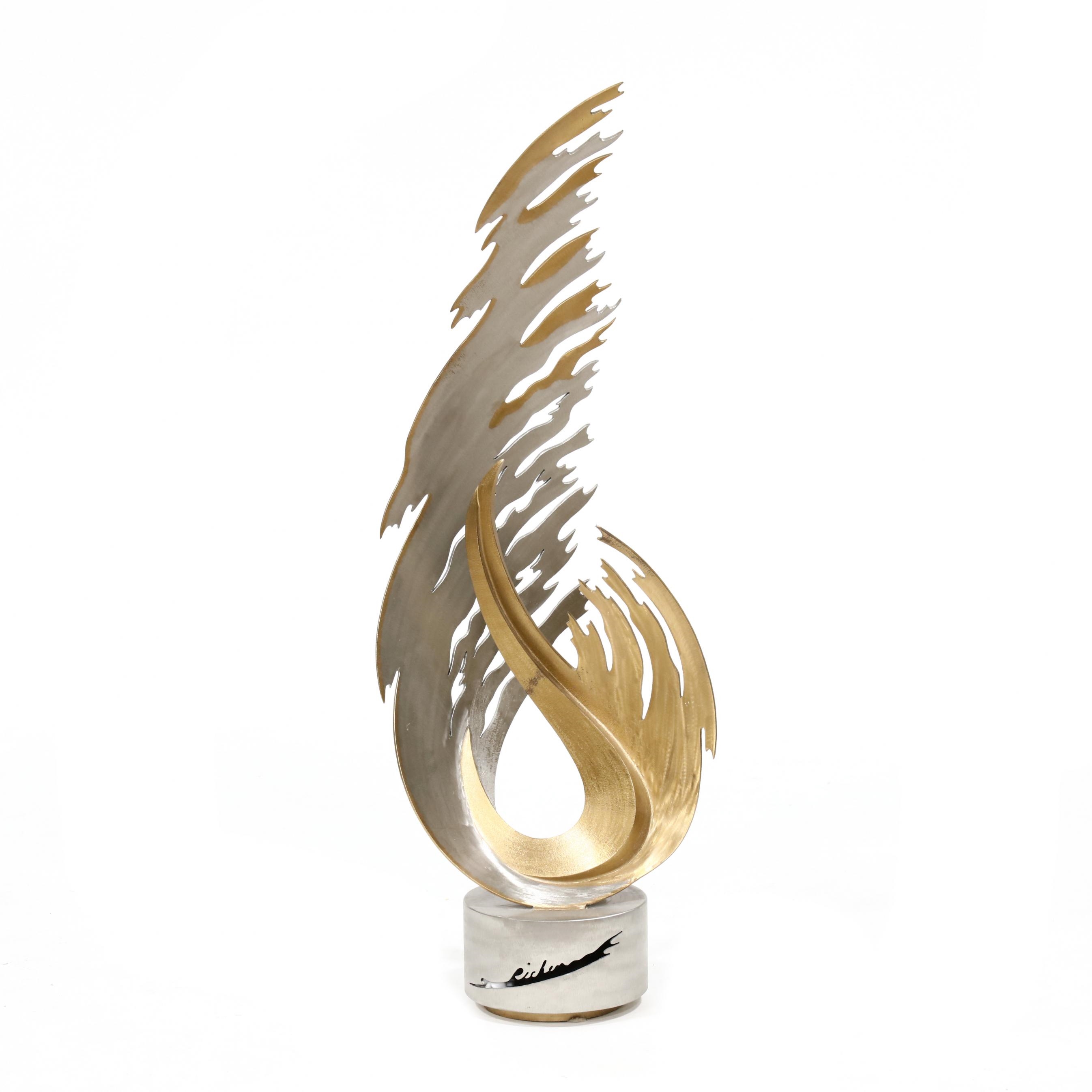 John Richen | Large Modernist Metal Sculpture (1995) | MutualArt