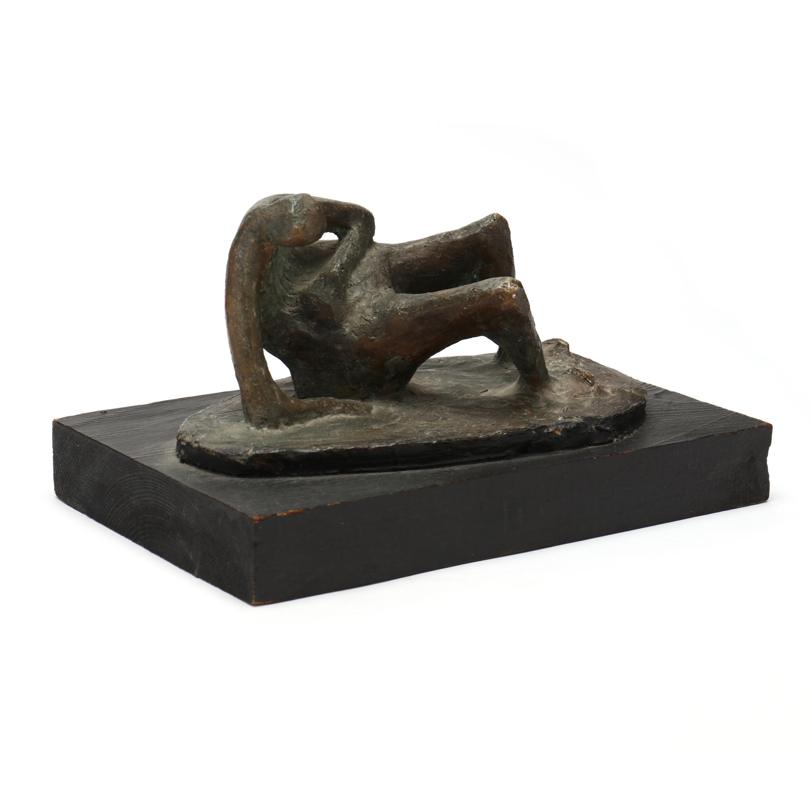 Henry Moore | Sculpture of a Recumbent Figure | MutualArt