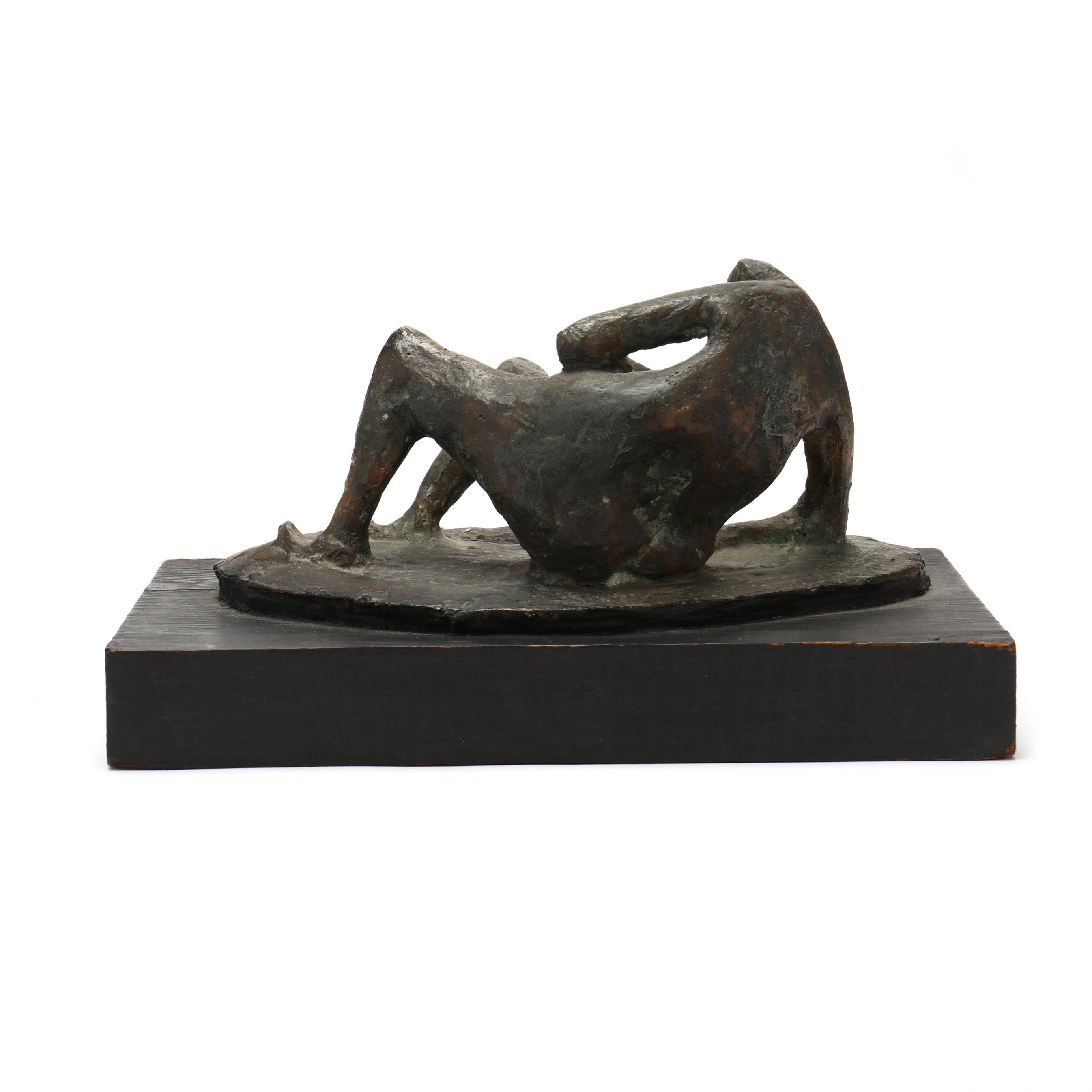Henry Moore | Sculpture of a Recumbent Figure | MutualArt