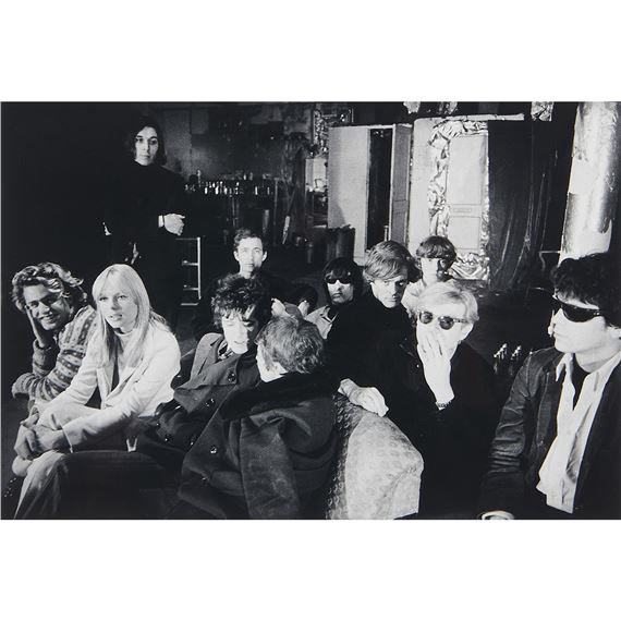 Nathan Louis Finkelstein | Andy Warhol at The Factory with Lou Reed and ...