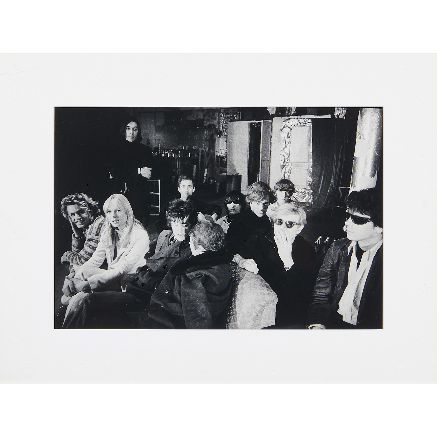 Nathan Louis Finkelstein | Andy Warhol at The Factory with Lou Reed and ...
