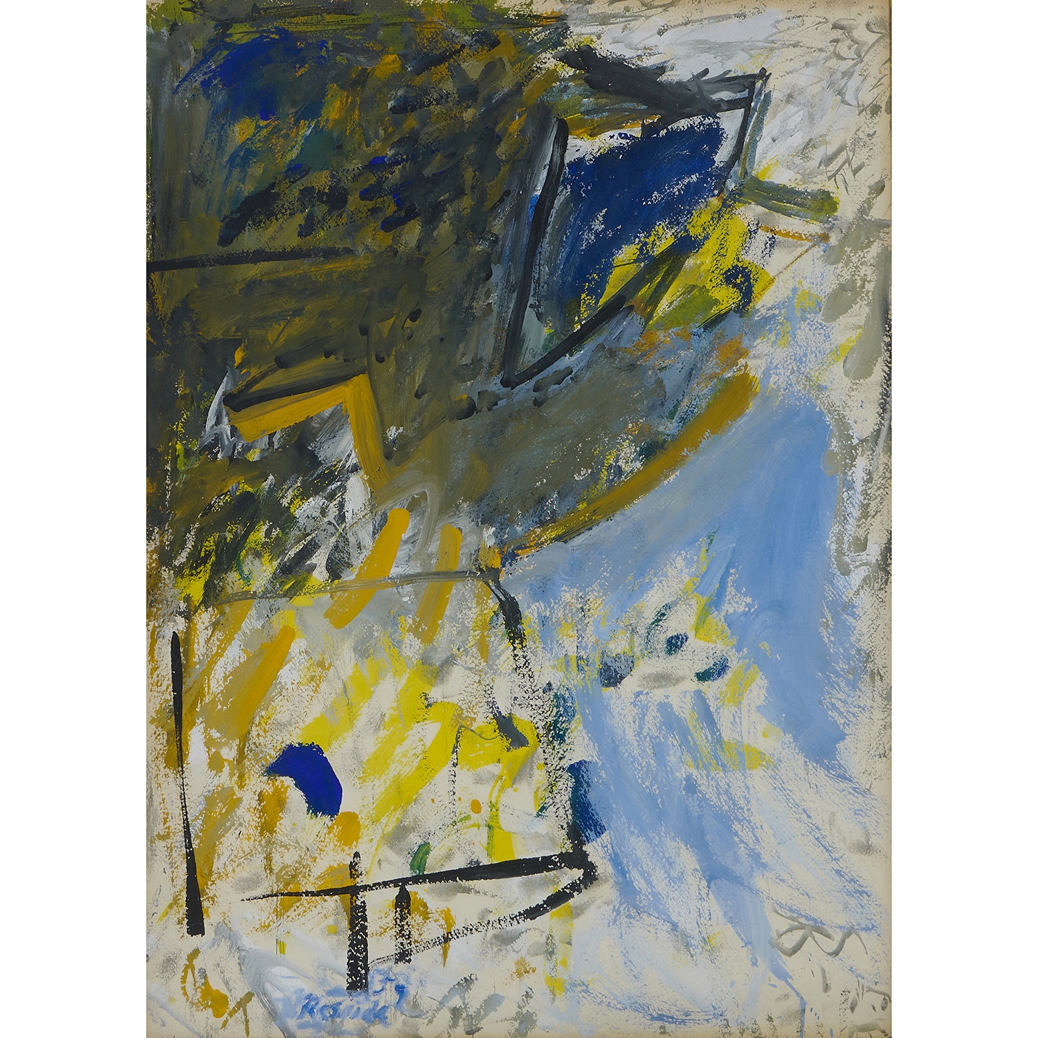 Milton Resnick | Painting I (1957) | MutualArt