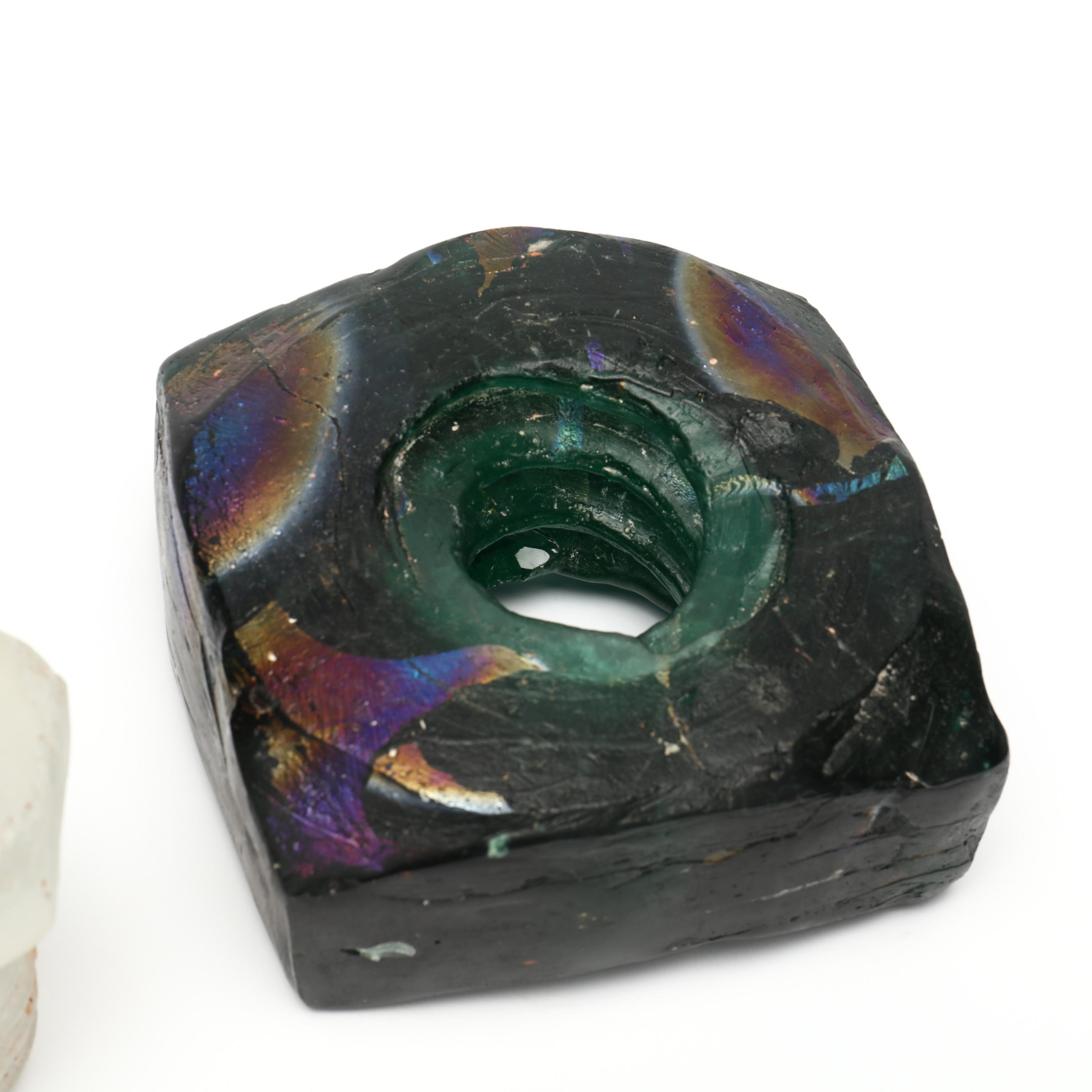 Rick Beck | Cast Glass Bolt and Three Screws (1996) | MutualArt