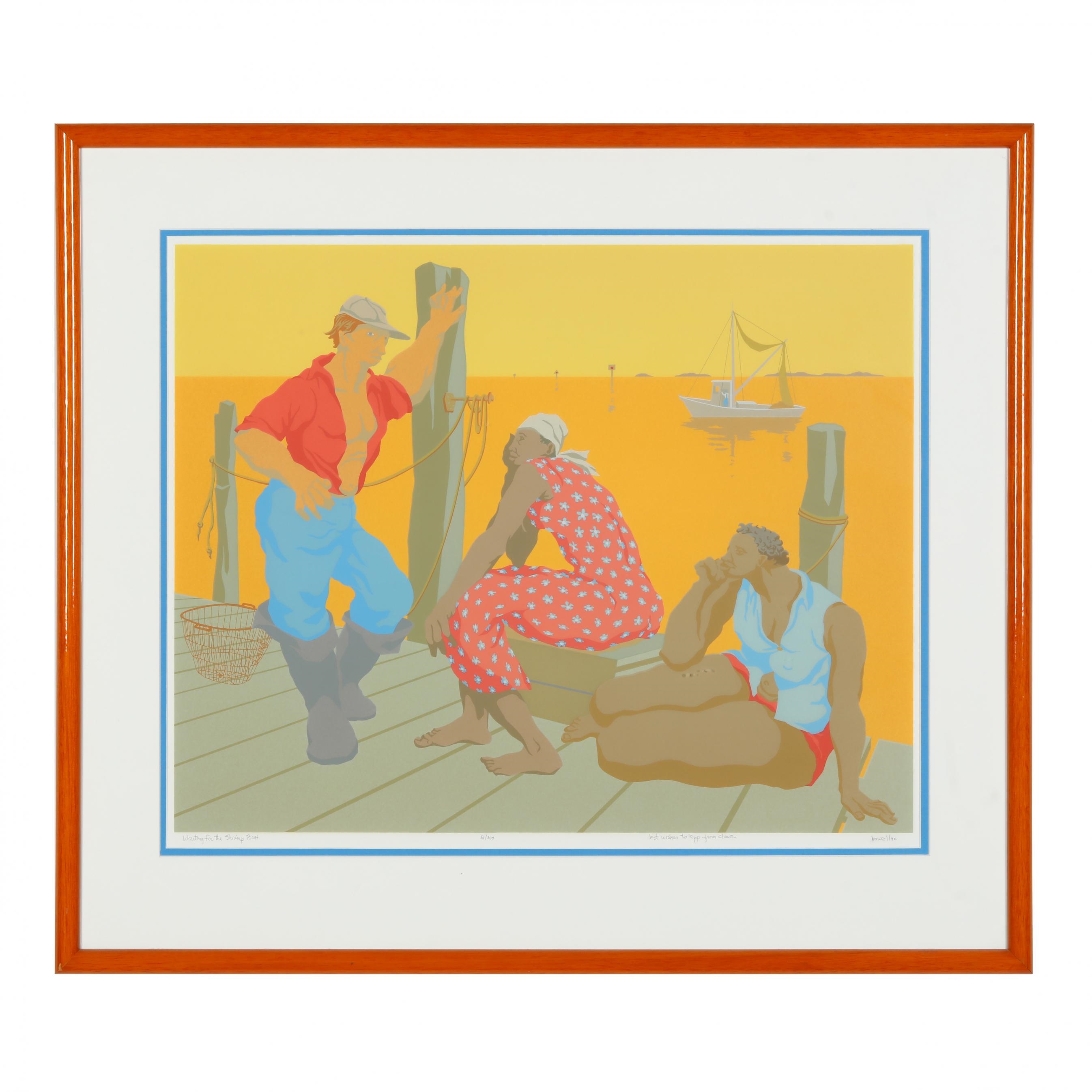 Claude Howell | Waiting for the Shrimp Boat (1992) | MutualArt