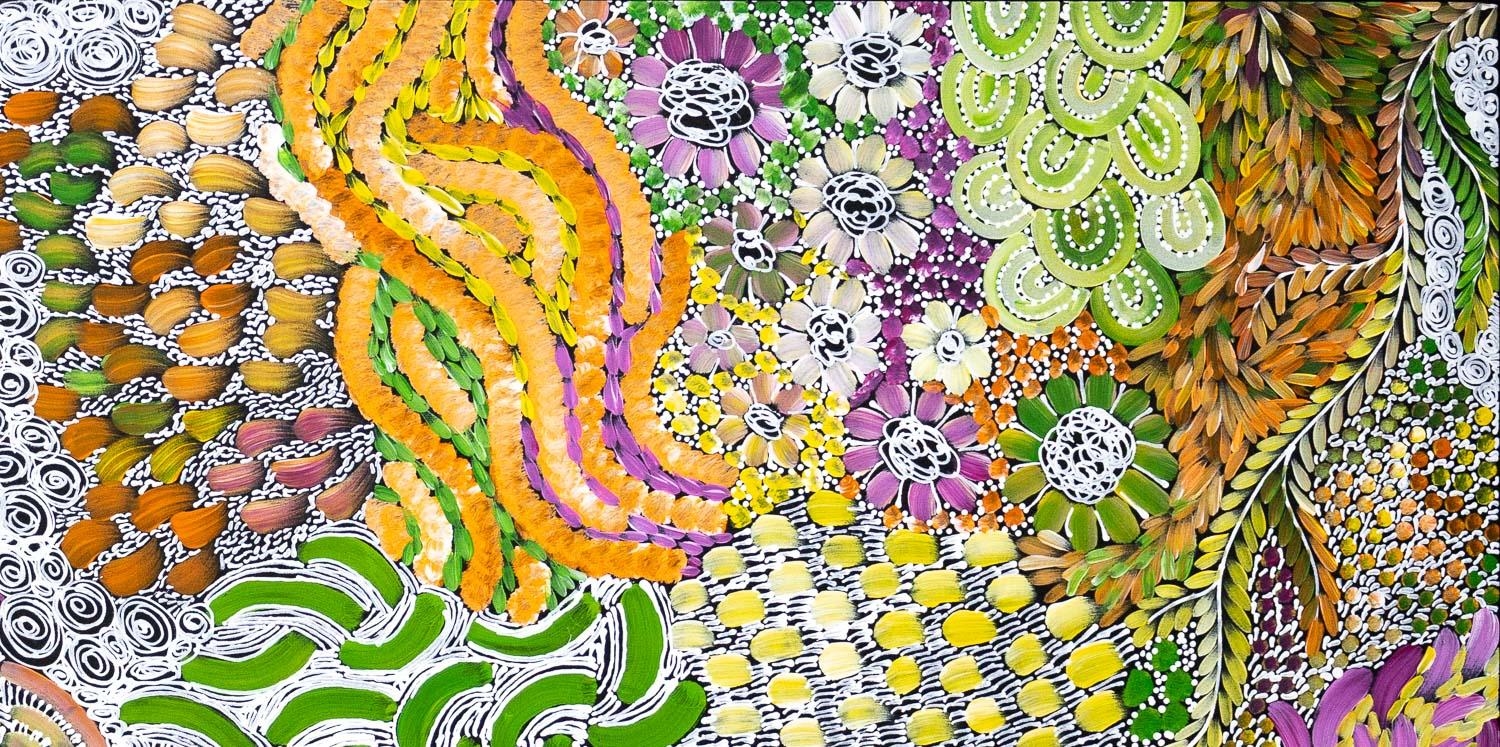 Jessie Bird Ngale | Alparra Seeds (2021) | MutualArt