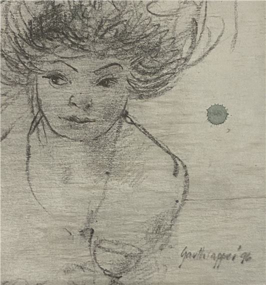 Garth Tapper | Pencil drawing on paper (1996) | MutualArt