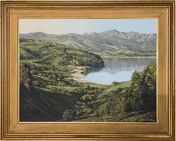 Graham Brinsley | Oil on canvas board (1989) | MutualArt