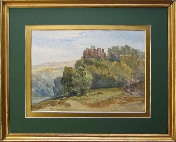 William Callow | Dunster Castle (1847) | MutualArt