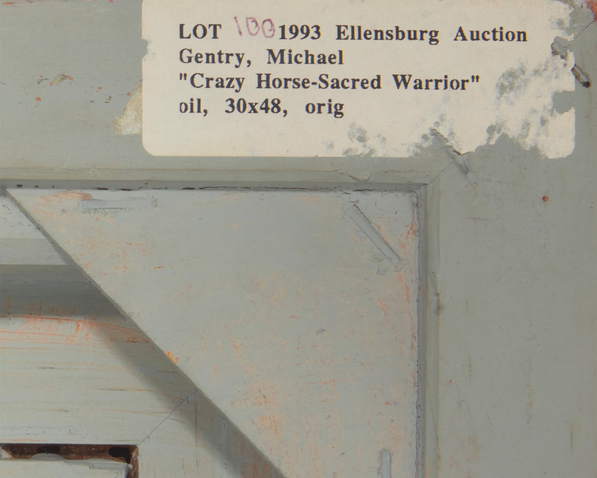 Michael Gentry | Crazy Horse - Sacred Warrior, (1993) | MutualArt