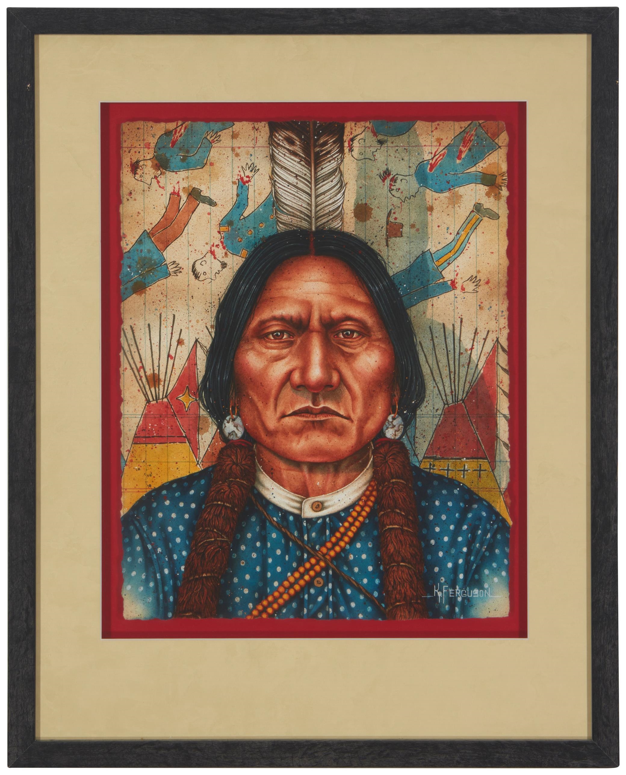 Kenneth Allen | The Vision Seeker: Sitting Bull | MutualArt