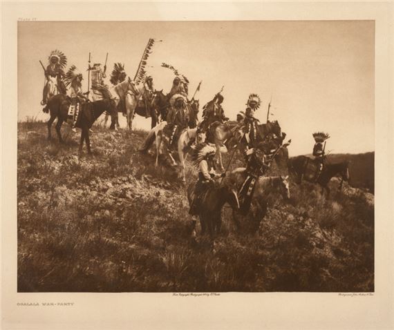 Edward S. Curtis | Oglala war (1907) | MutualArt