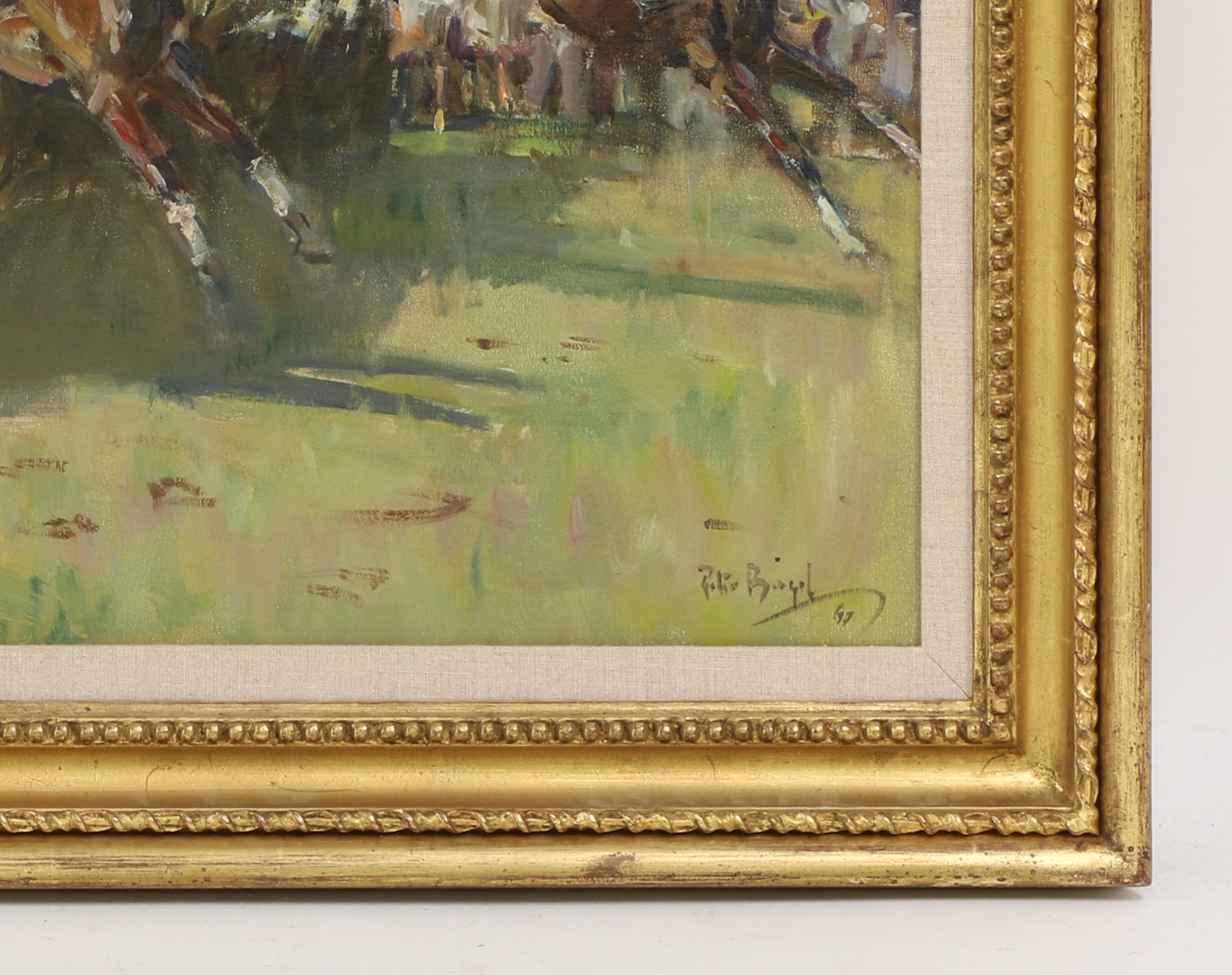 Peter Biegel | Hurdlers (1969) | MutualArt