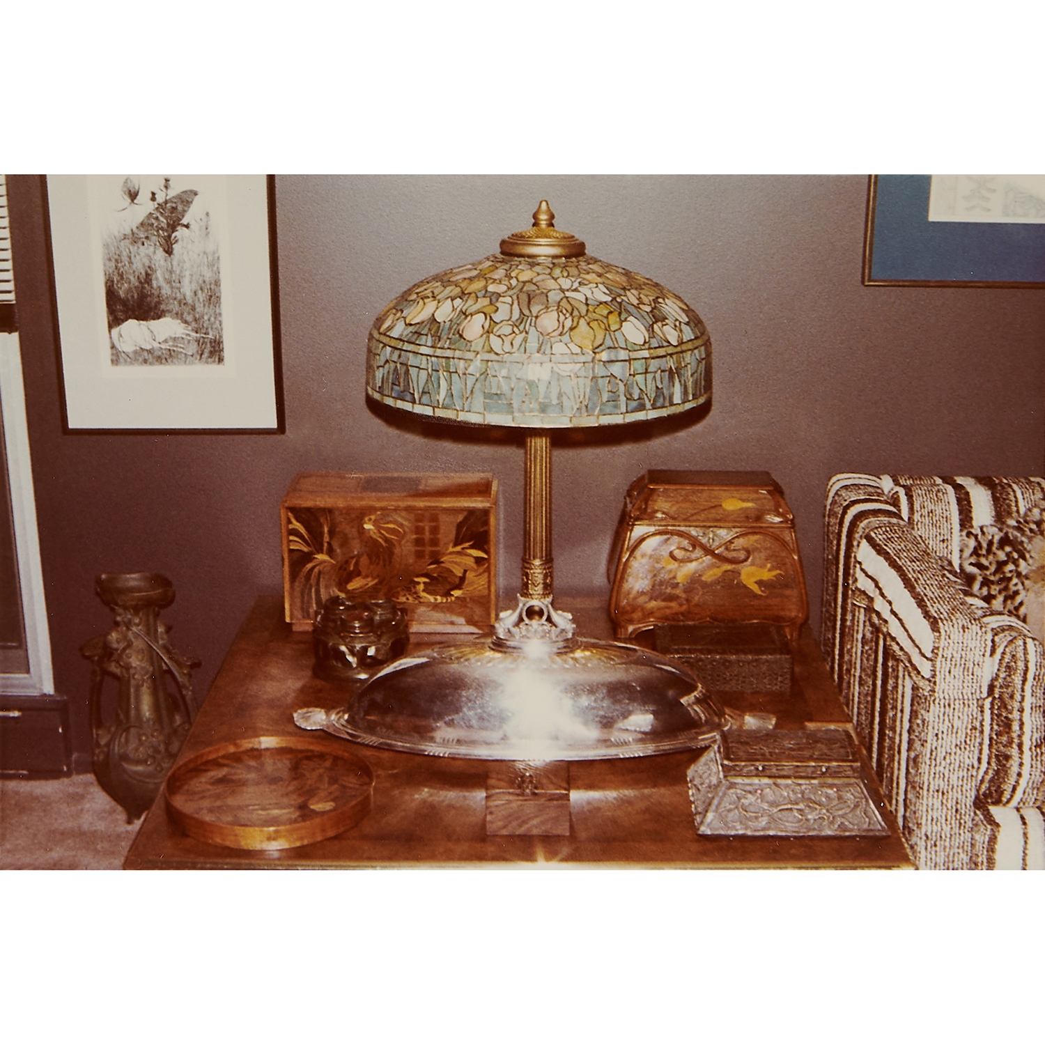 Alfred-Louis-Achille Daguet | rectangular jewelry chest having a domed ...