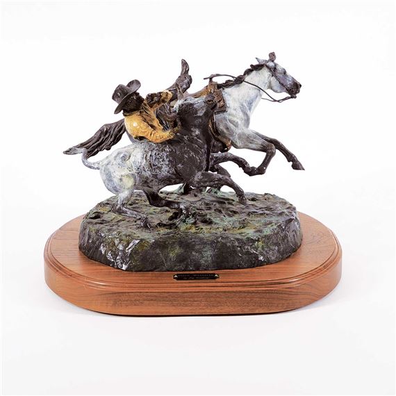 Jay Contway | Steer Wrestler #19/24 (1992) | MutualArt