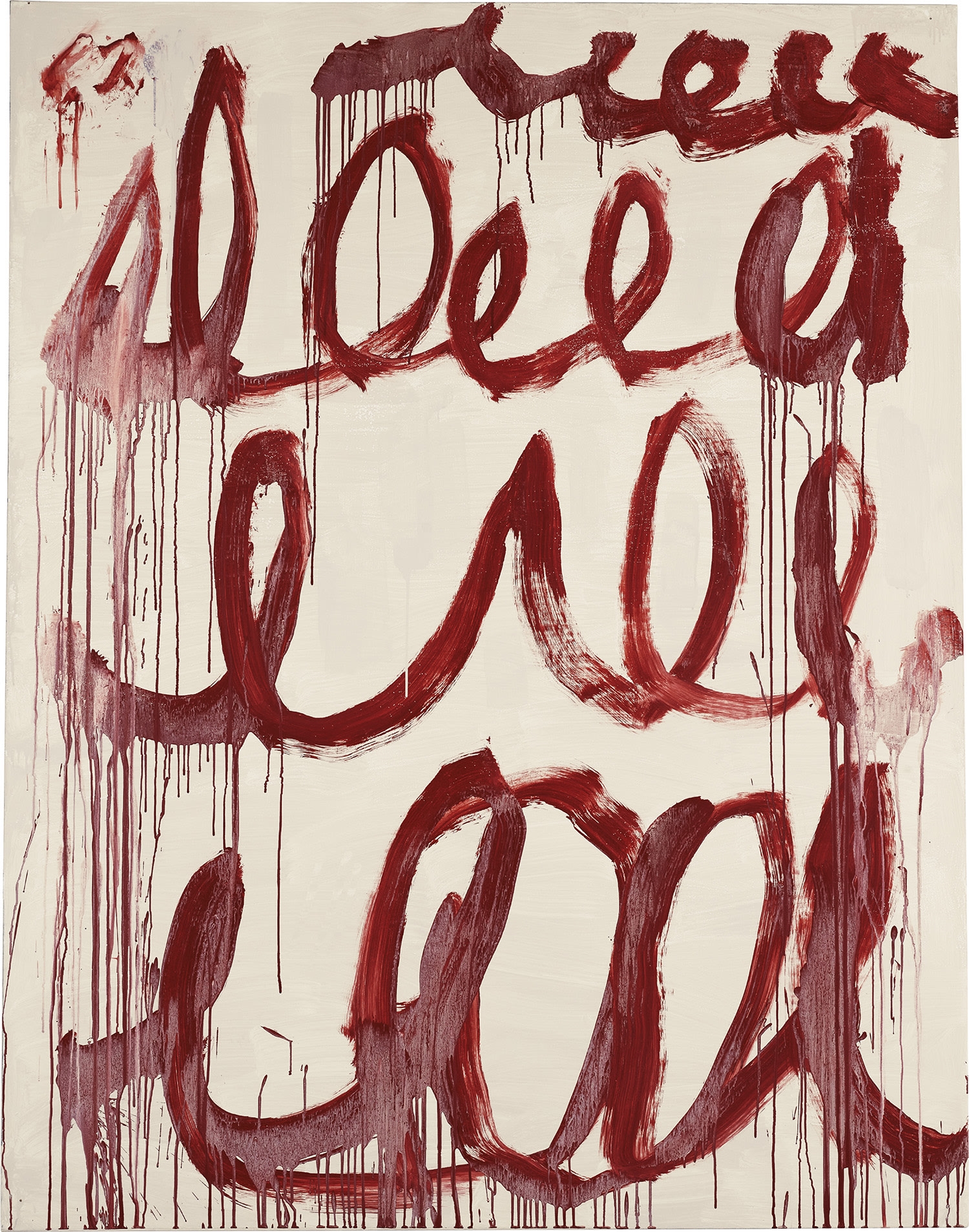 Cy Twombly | UNTITLED [BACCHUS 1ST VERSION V] (2004) | MutualArt