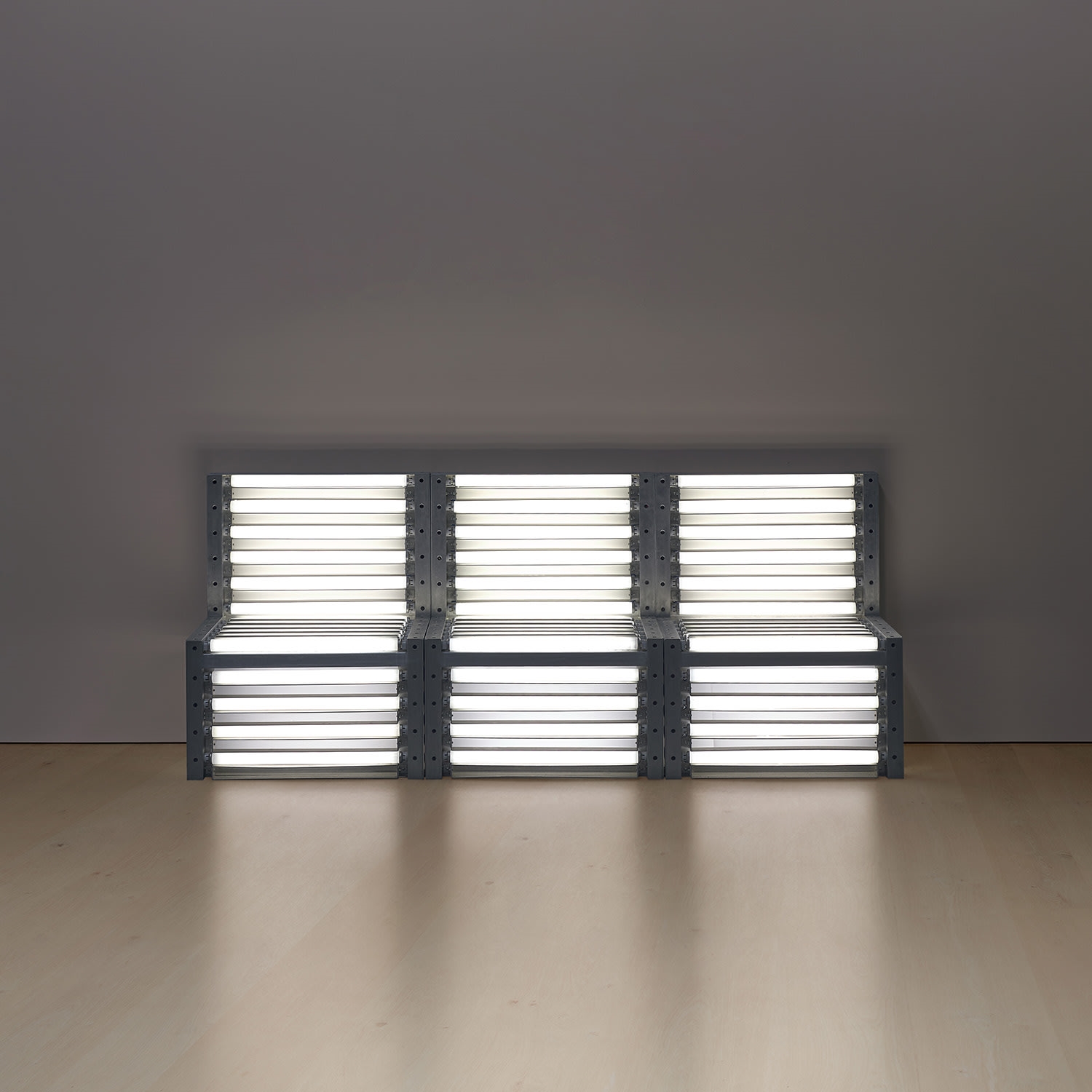 Vito Acconci | Modular Fluorescent Sofa (1990) | MutualArt