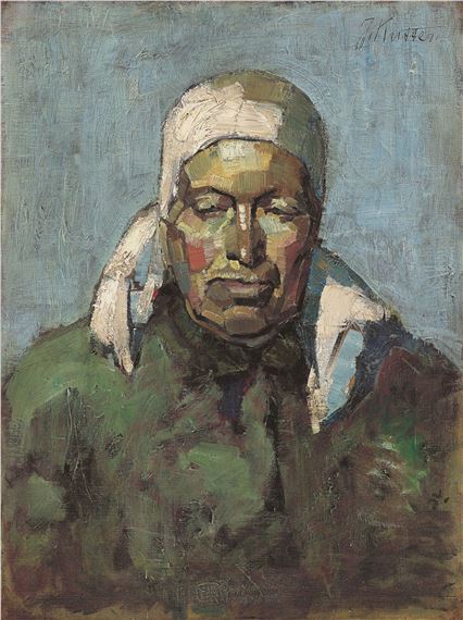 Joseph Kutter | Portrait of a farmer. | MutualArt