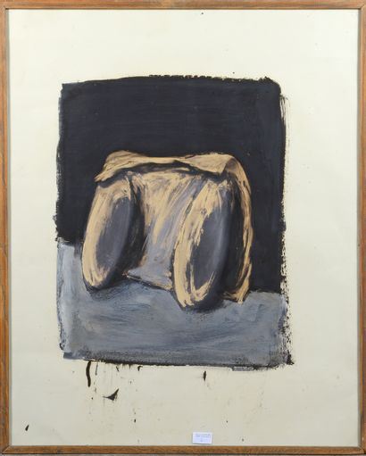 ALAIN RIVIERE-LECOEUR | Composition black and grey | MutualArt