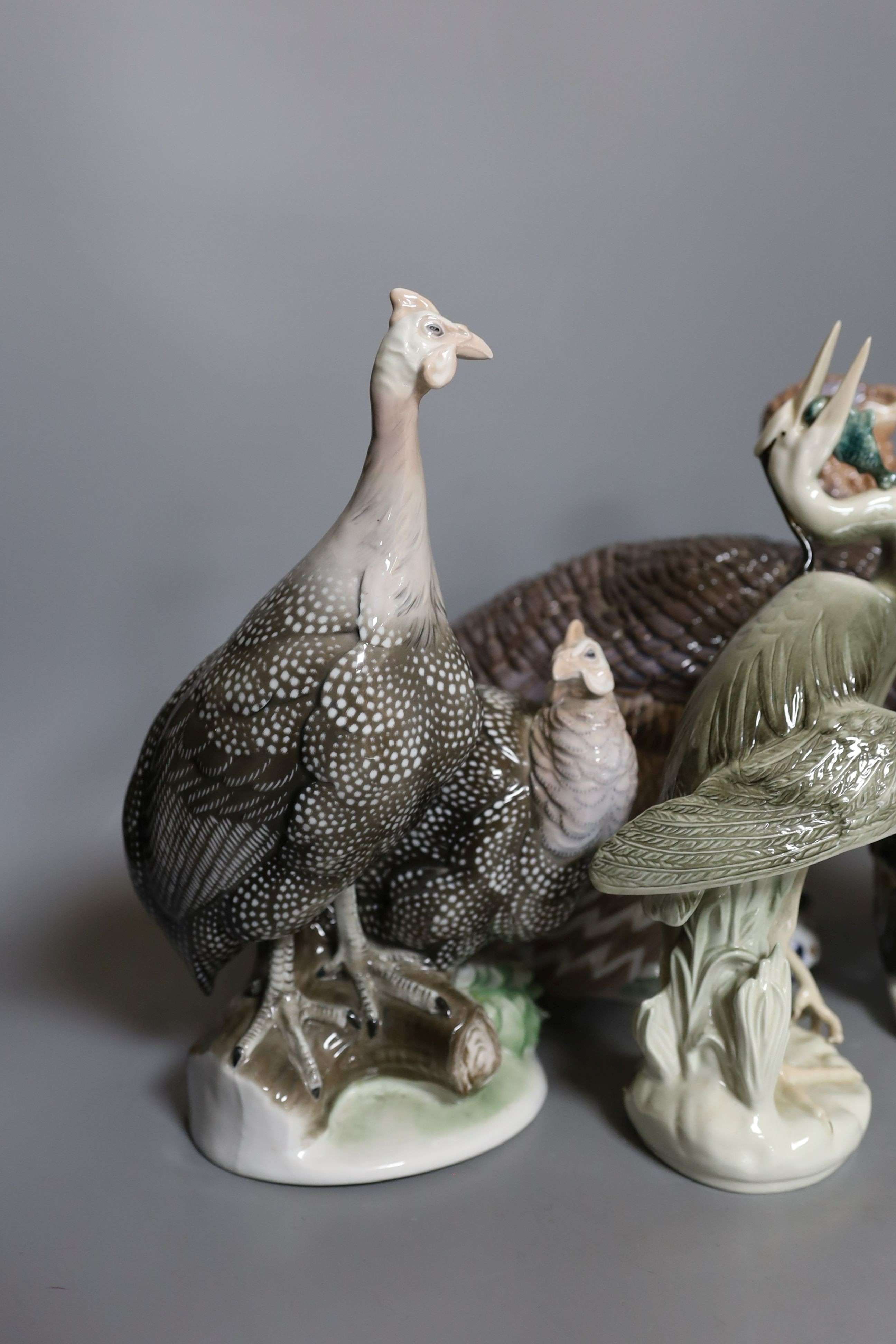Royal Dux | A Rosenthal porcelain model of two guinea fowl | MutualArt