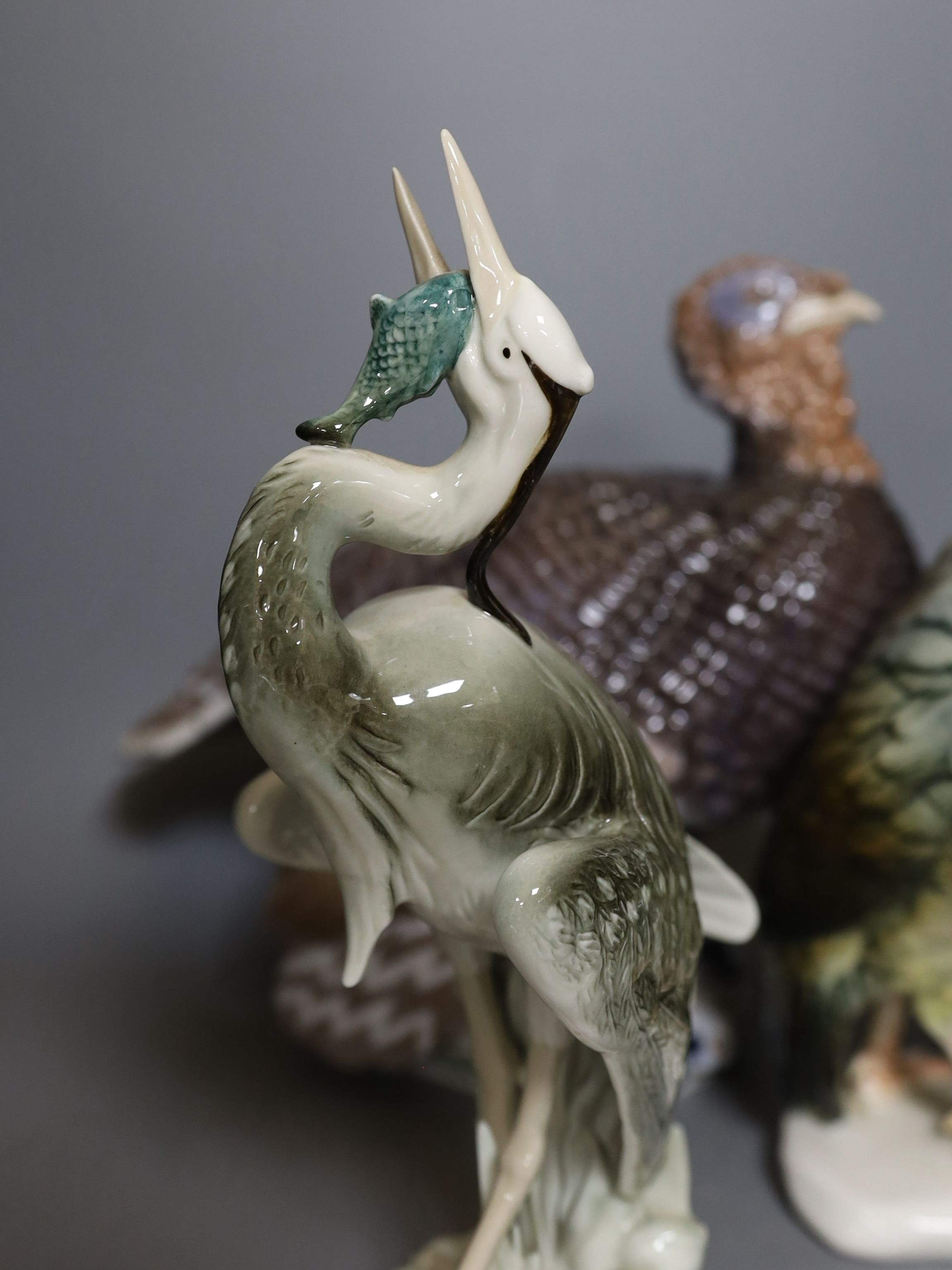 Royal Dux | A Rosenthal porcelain model of two guinea fowl | MutualArt