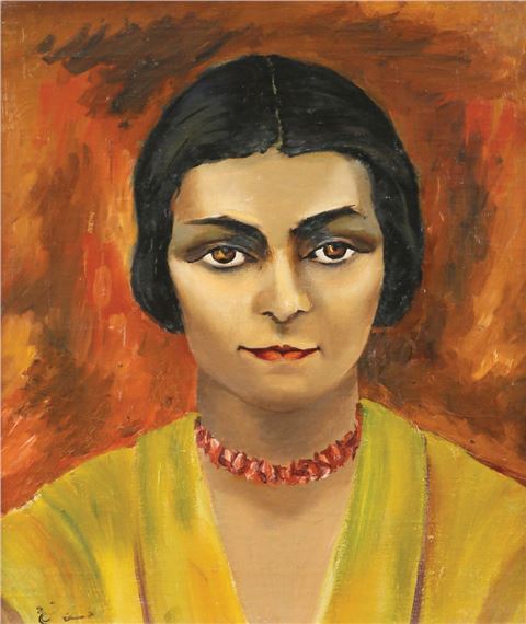 Sionah Tagger | Portrait of Leah Levin (1932) | MutualArt