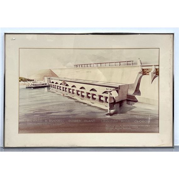 Marcel Breuer | Architectural Rendering Marcel Breuer Richard B Russell ...