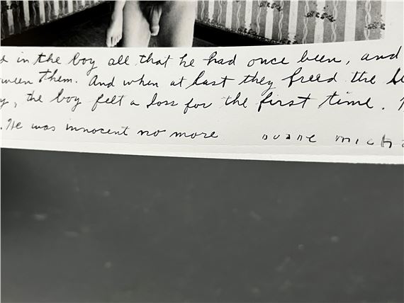 Duane Michals | The Captive Child (1976) | MutualArt