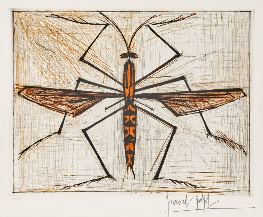 Bernard Buffet | Insecte brun (1964) | MutualArt