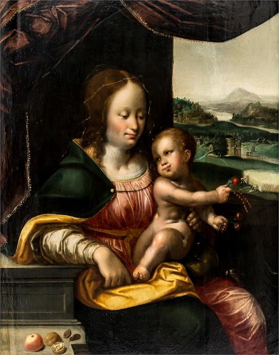 Joos Van Cleve | Madonna mit den Kirschen (17) | MutualArt