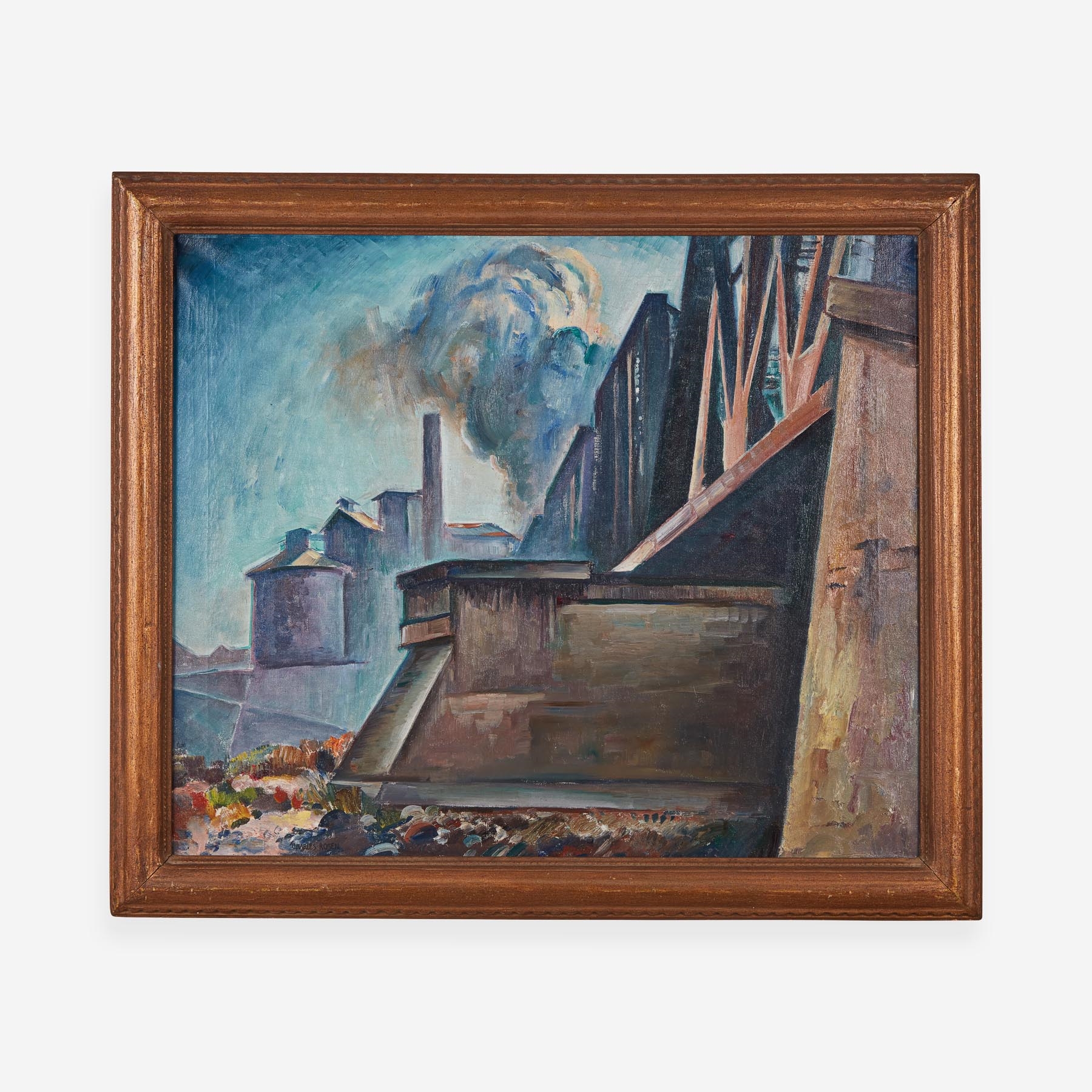 Charles Rosen | Railroad Bridge | MutualArt