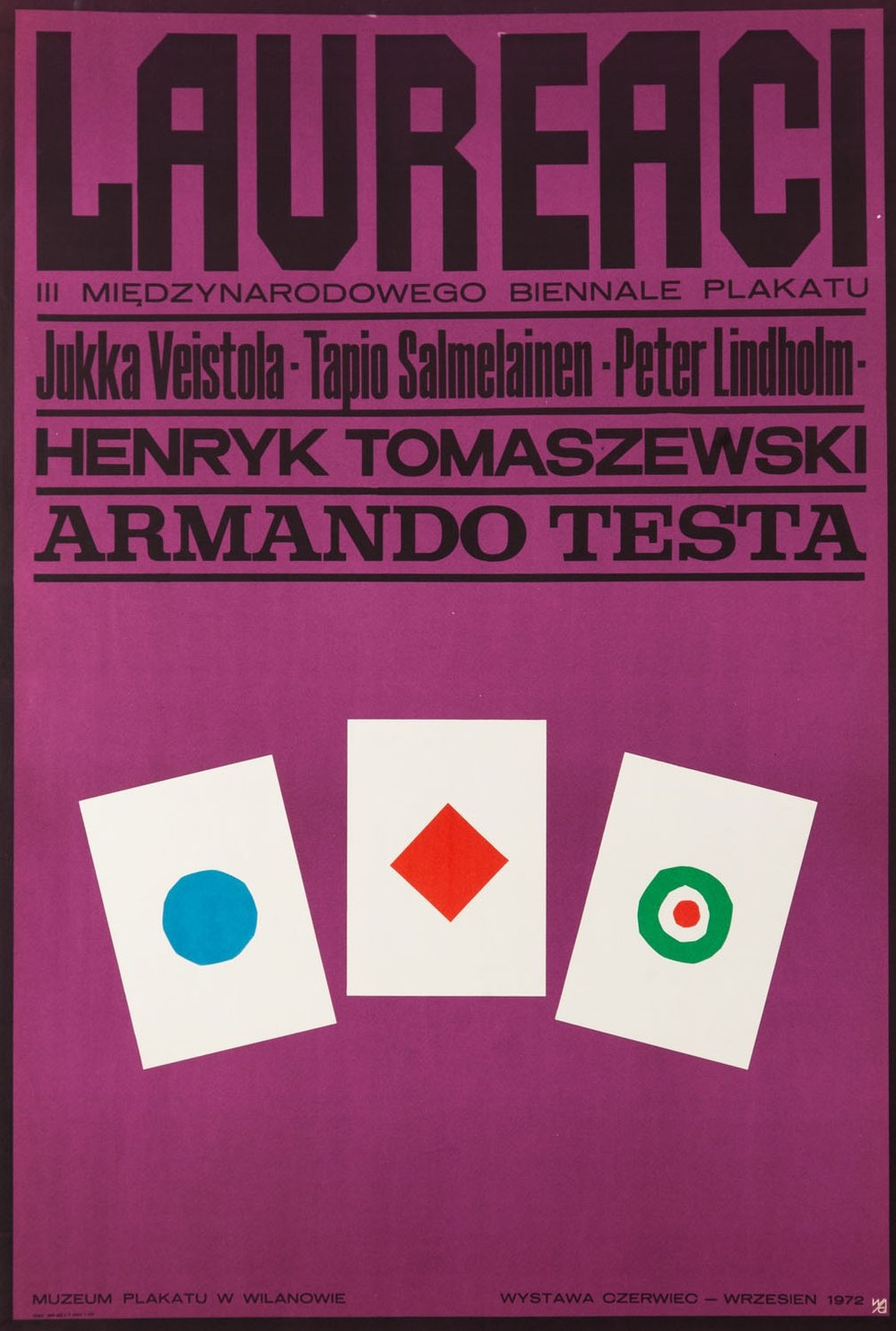 Henryk Tomaszewski | Poster of the exhibition Prize winners of the III ...