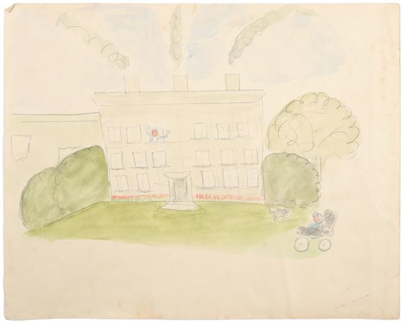 Siegfried Sassoon | George Sassoon in his pram outside Heytesbury House ...