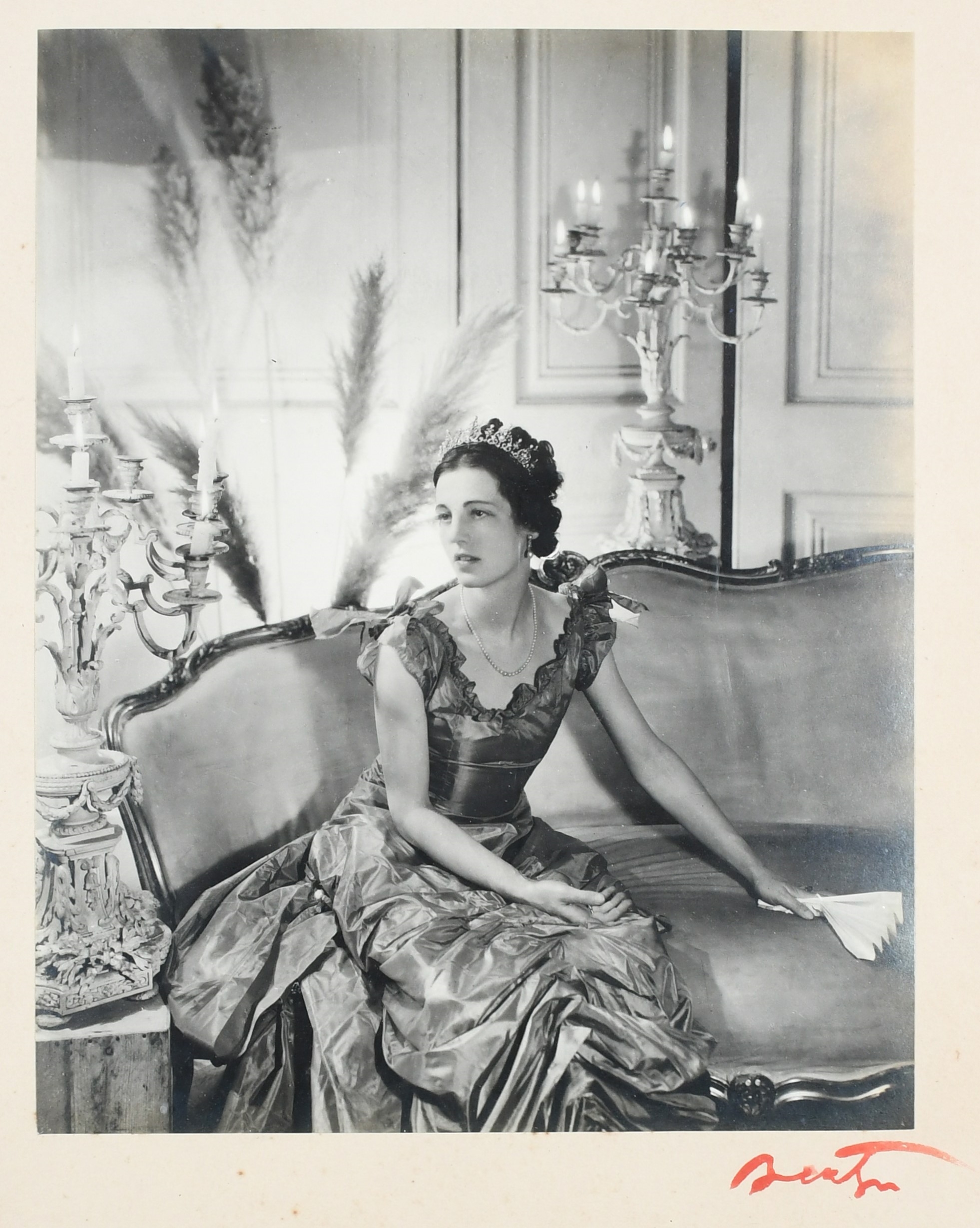 Cecil Beaton | Portrait of Hester Sassoon (née Gatty), wearing a tiara ...