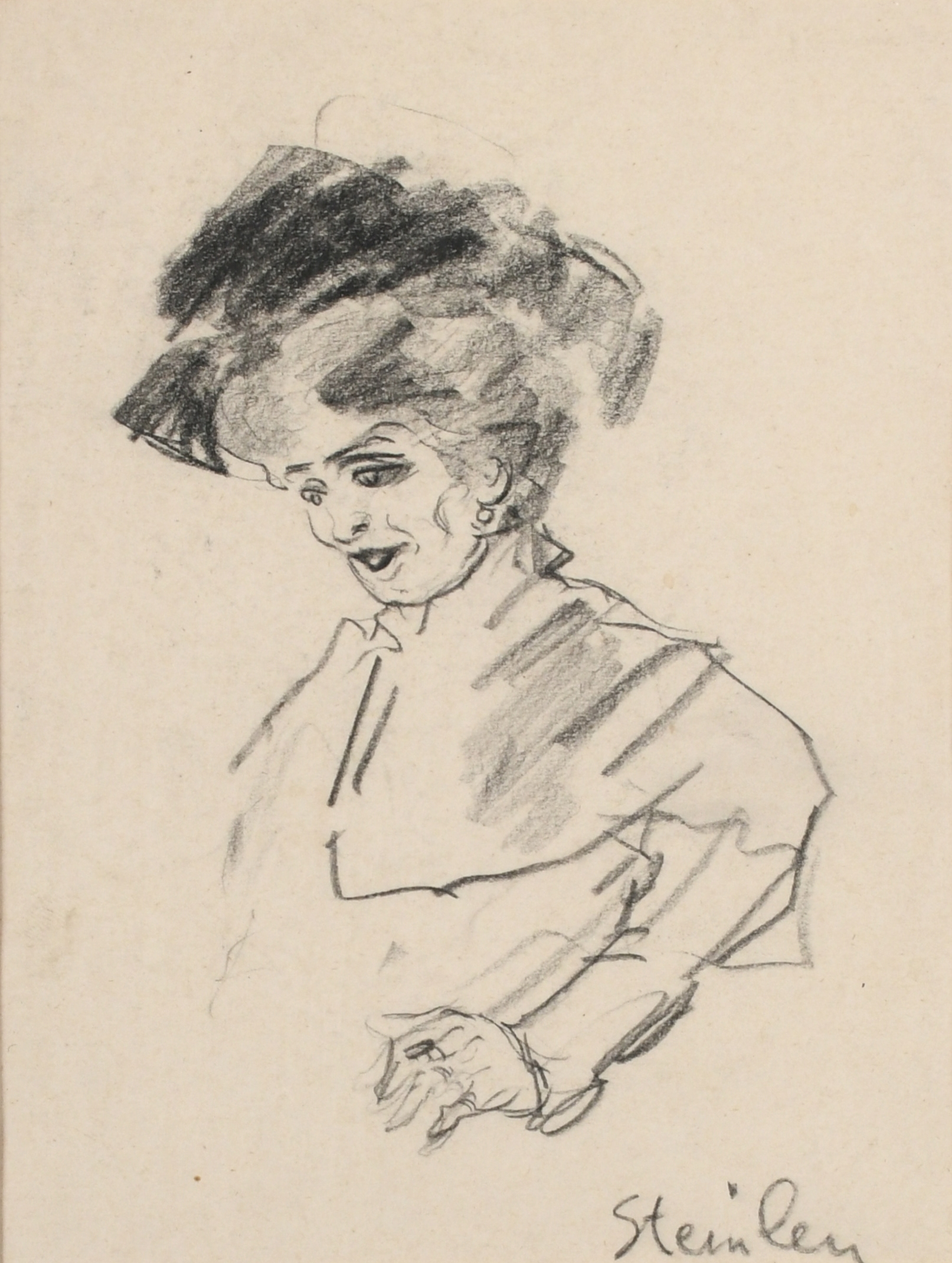 Theophile Alexandre Steinlen | Portrait of a lady | MutualArt