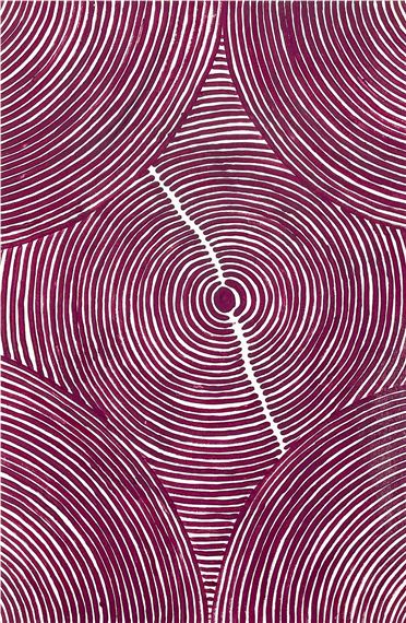 Joy Jones Kngwarreye | Woman's fertility ceremony in large cave near ...