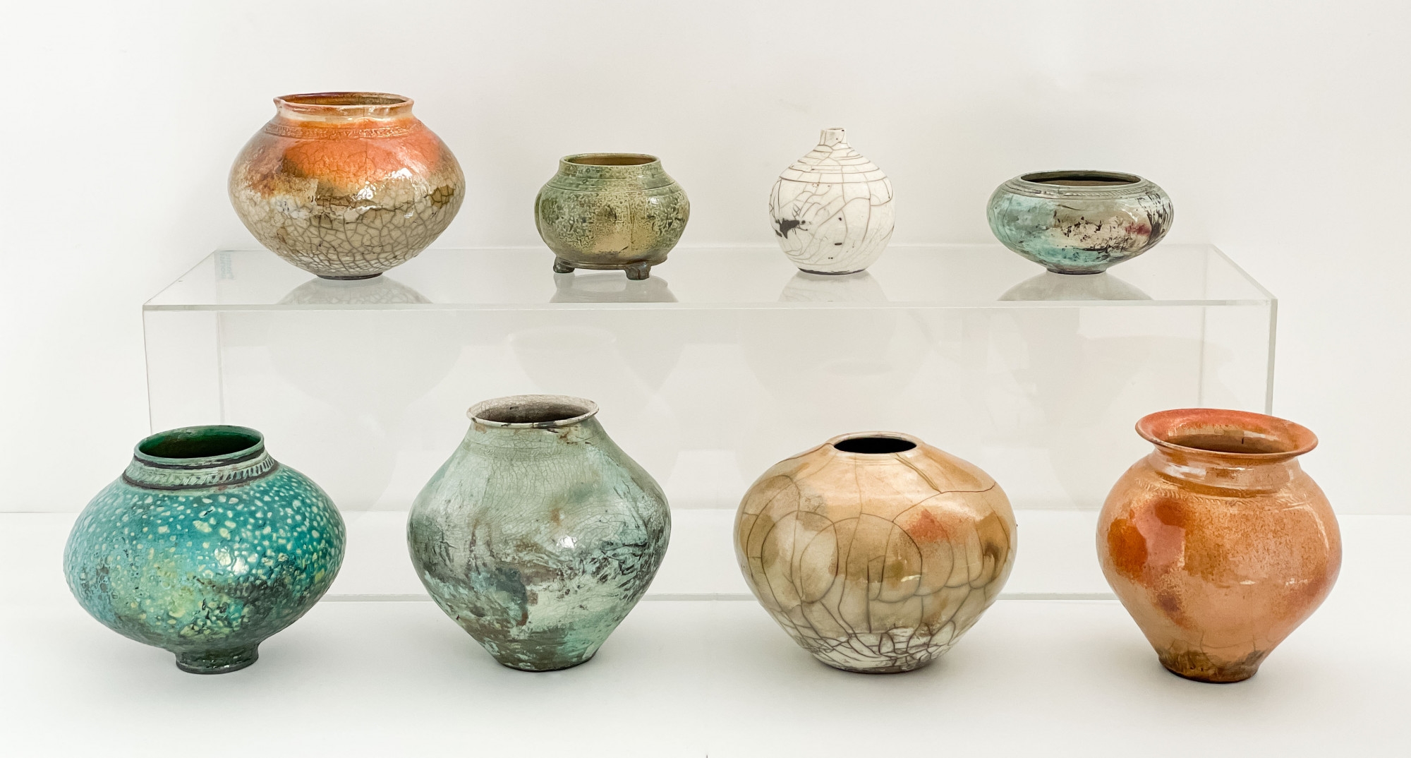 Lana Kessler | 8 Raku Vessels | MutualArt