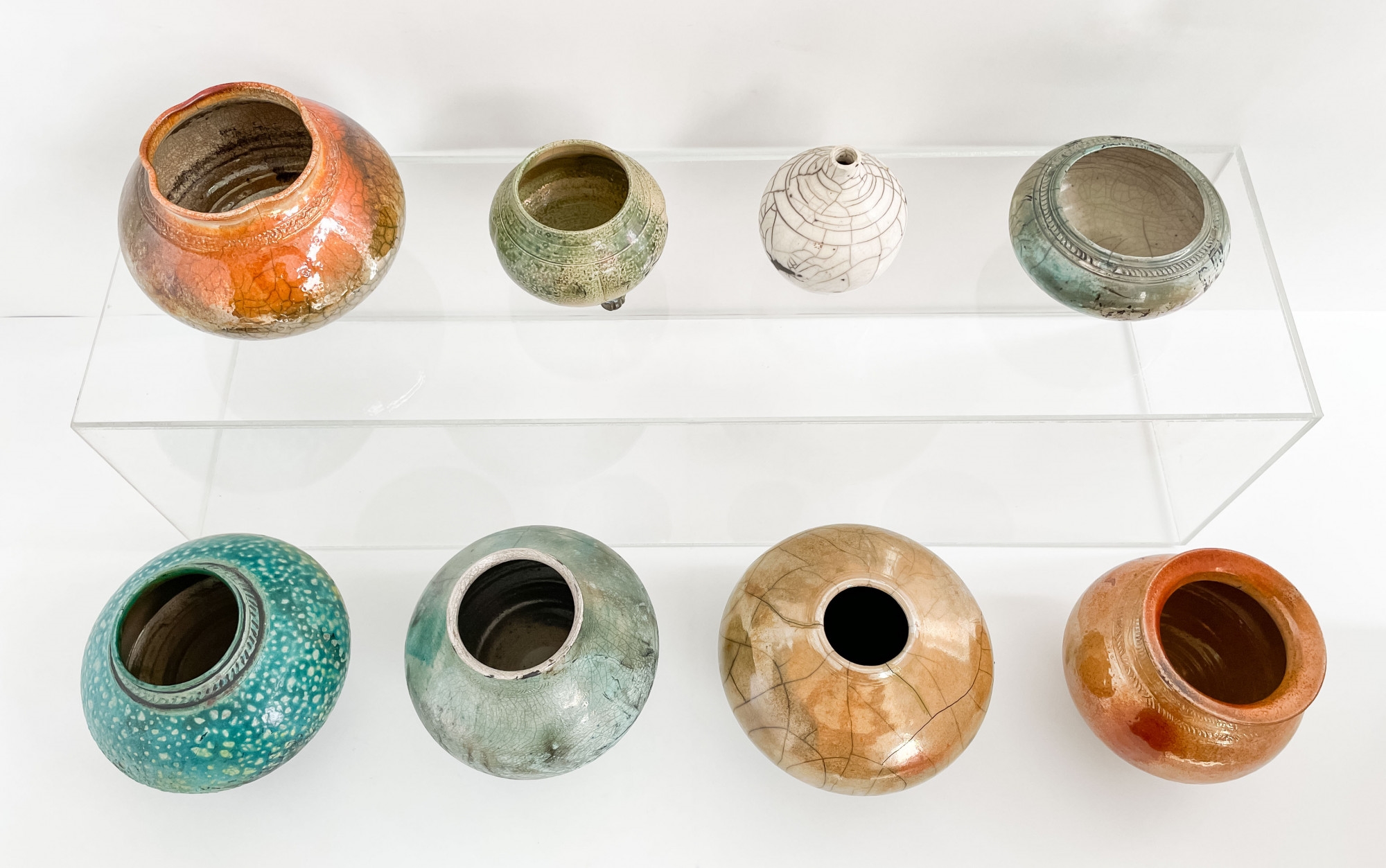 Lana Kessler | 8 Raku Vessels | MutualArt