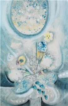 Ahmed Parvez | Untitled (Abstract) (1977) | MutualArt