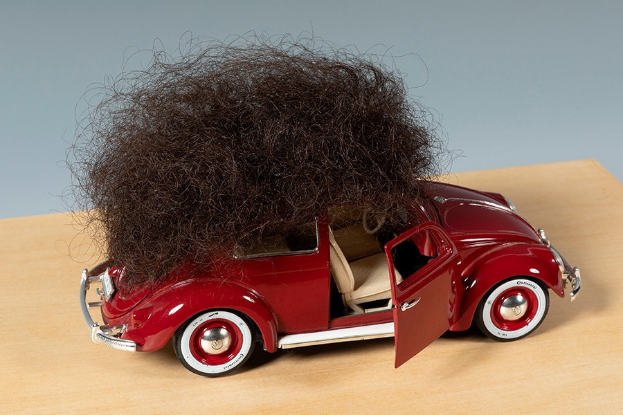 Olaf Mooij | Scale model 1:18 car hair (2000) | MutualArt
