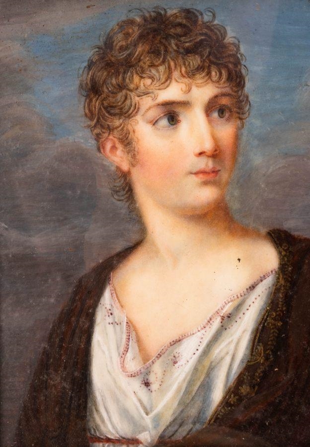 British School, 19th Century | Portrait of a lady believed to be ...