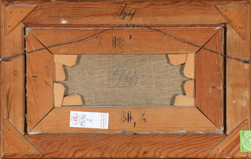 Jacob Nöbbe | A gate by a forest road (1917) | MutualArt