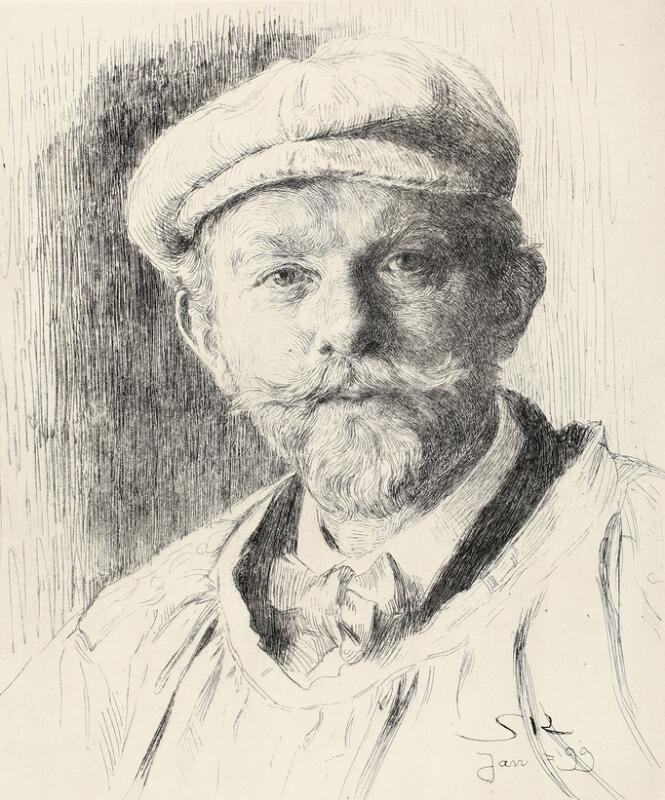 Peder Severin Krøyer | The artist's self-portrait (99) | MutualArt