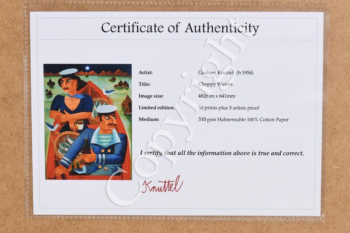 Graham Knuttel | Choppy Waters | MutualArt