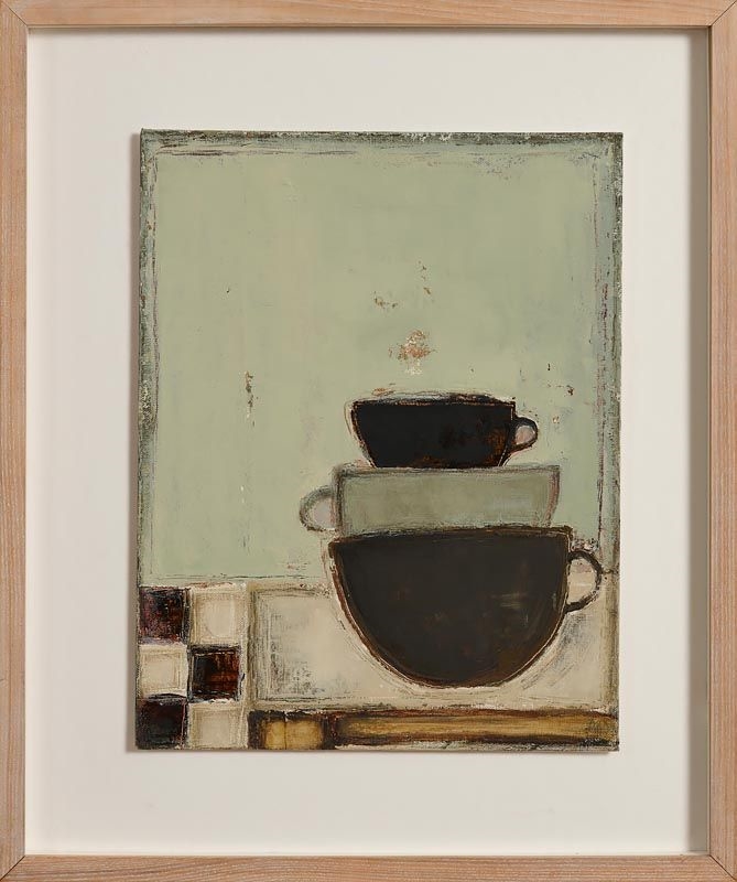 Anji Allen | Still Life - Stacked Cups | MutualArt