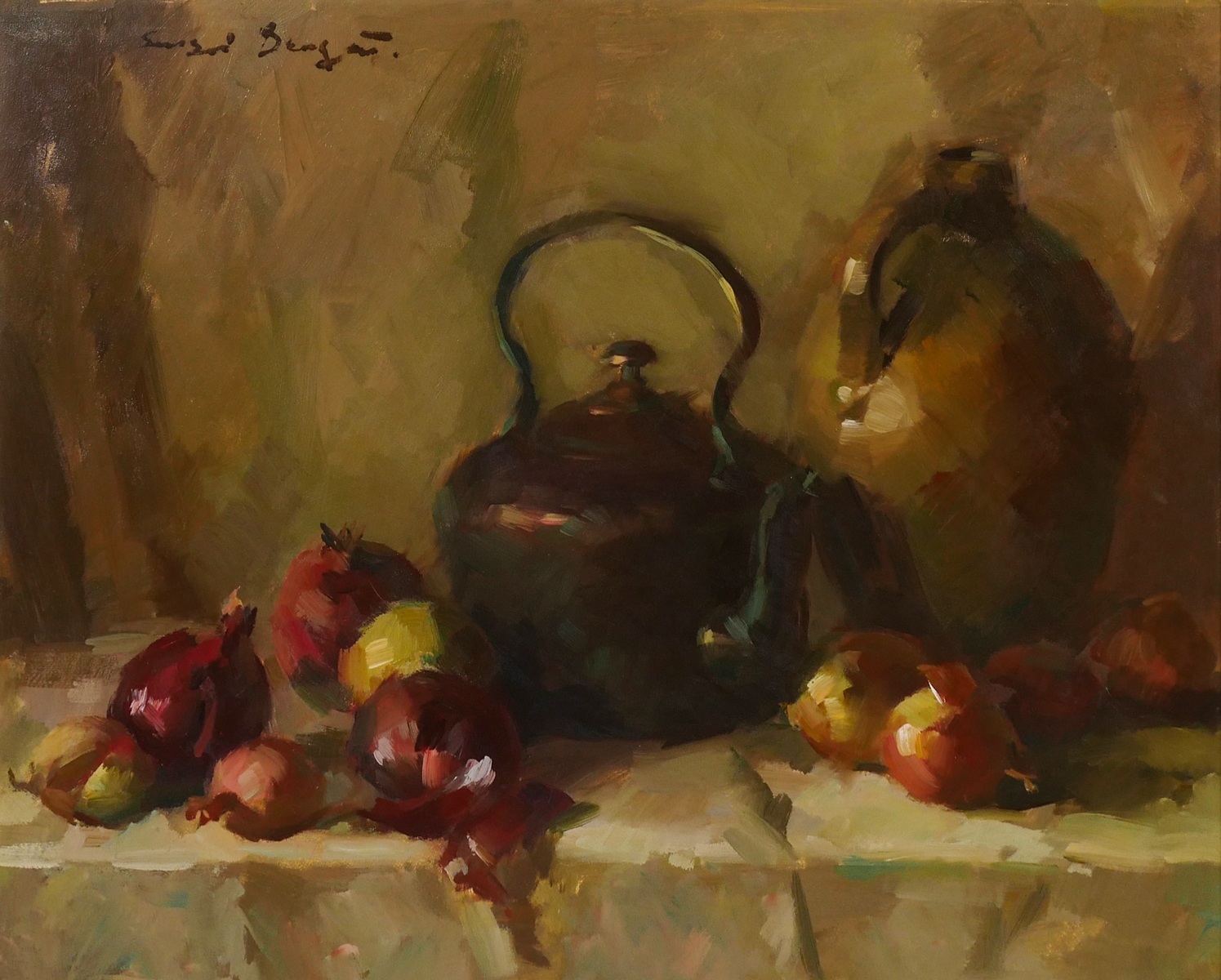 Sergei Bongart | Still Life with Onions | MutualArt