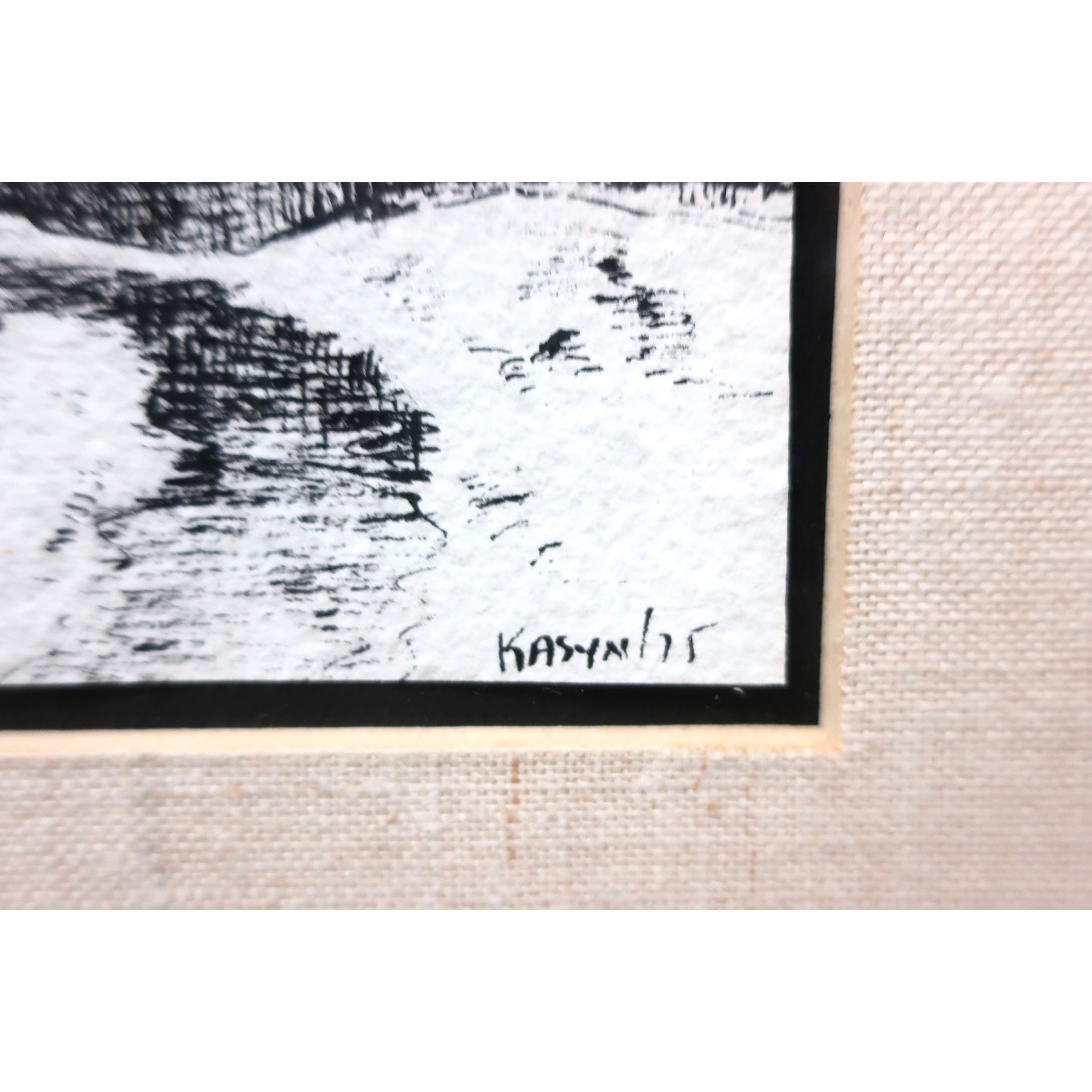 John Kasyn | UNTITLED (BACKYARD IN WINTER) (1975) | MutualArt