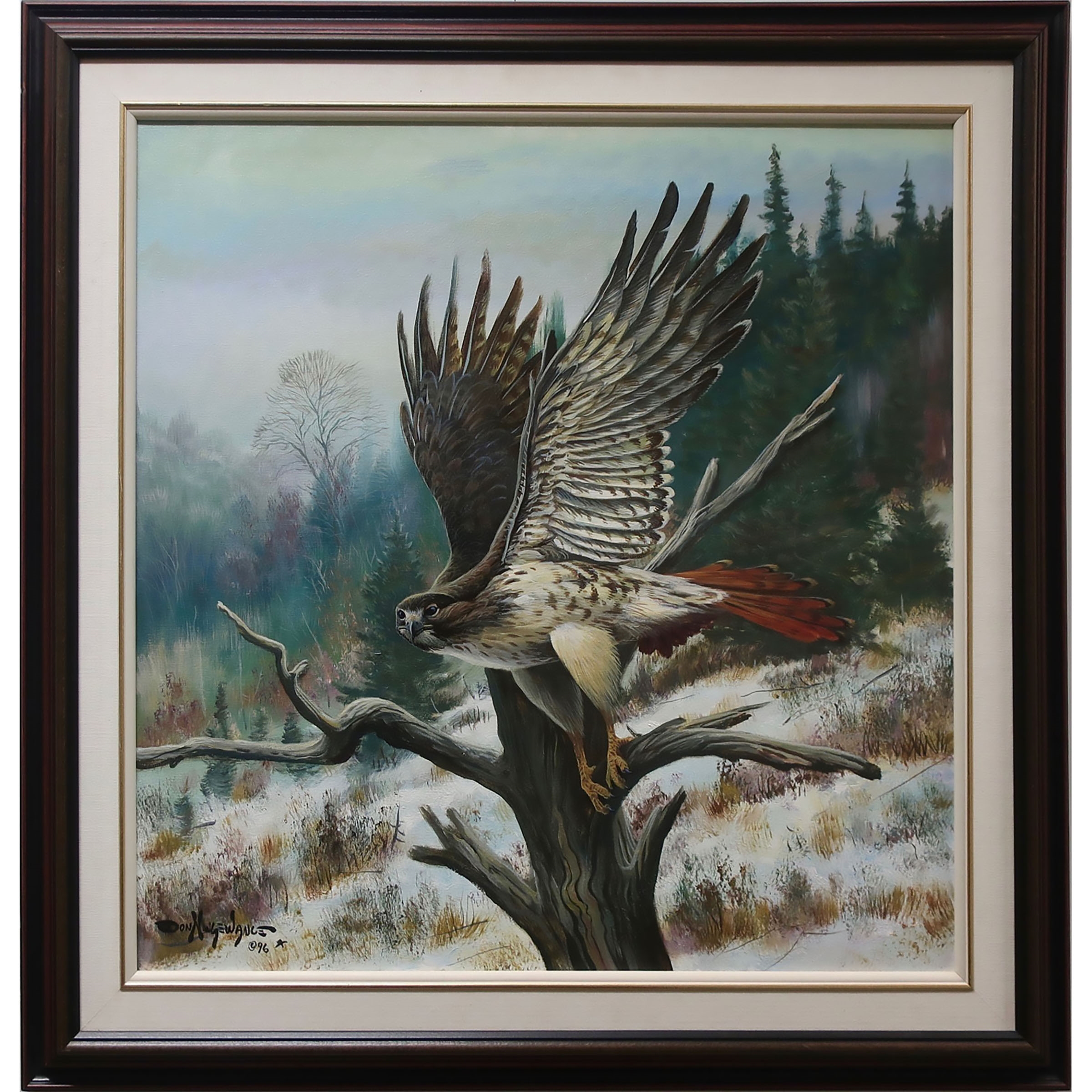 Don Ningewance | RED TAIL HAWK (1996) | MutualArt
